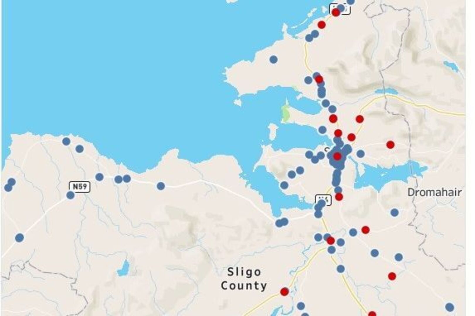 RSA's new interactive map shows locations in Sligo of fatal and serious ...