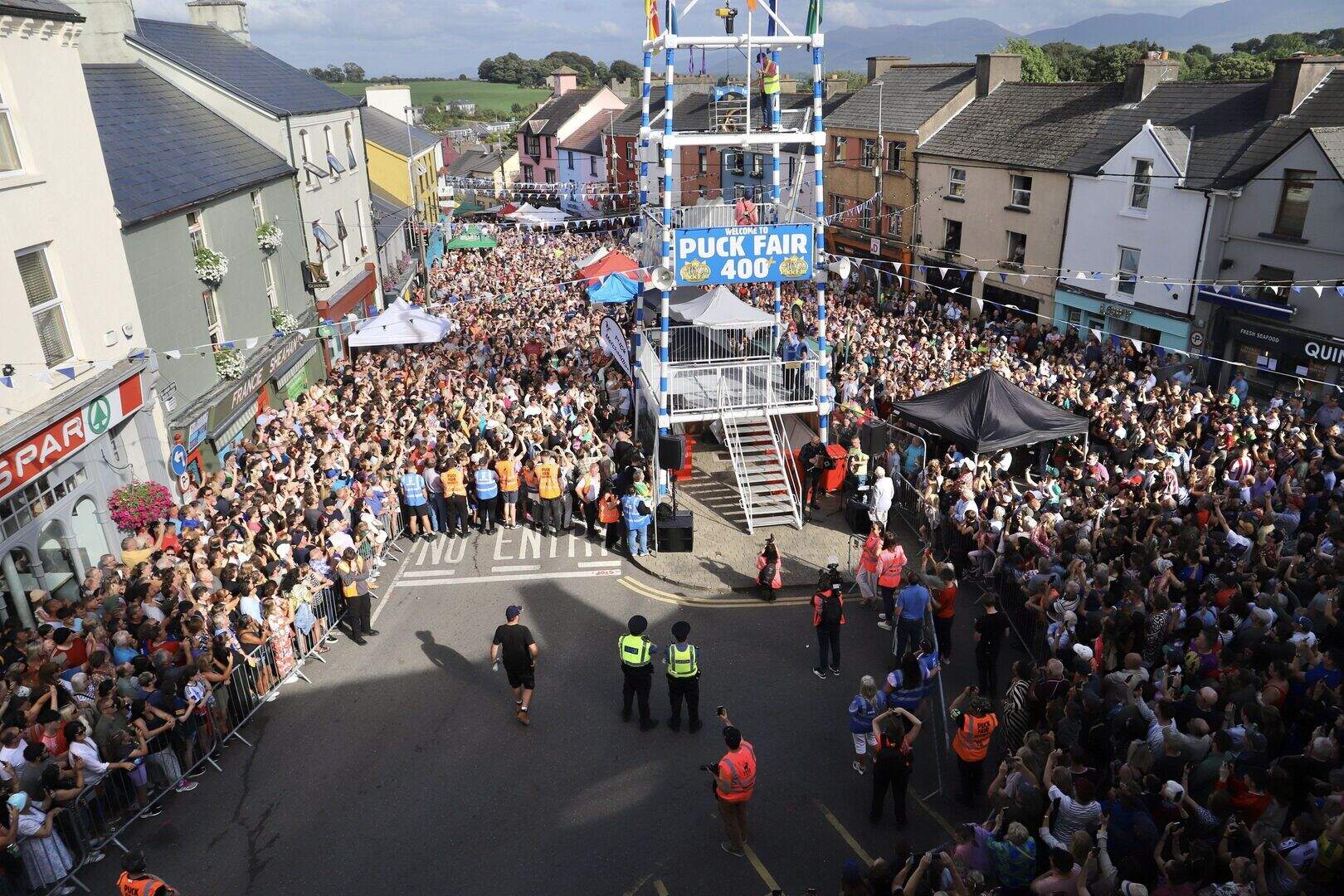 Photos capture Kerry festivities as King Puck is crowned in Killorglin ...
