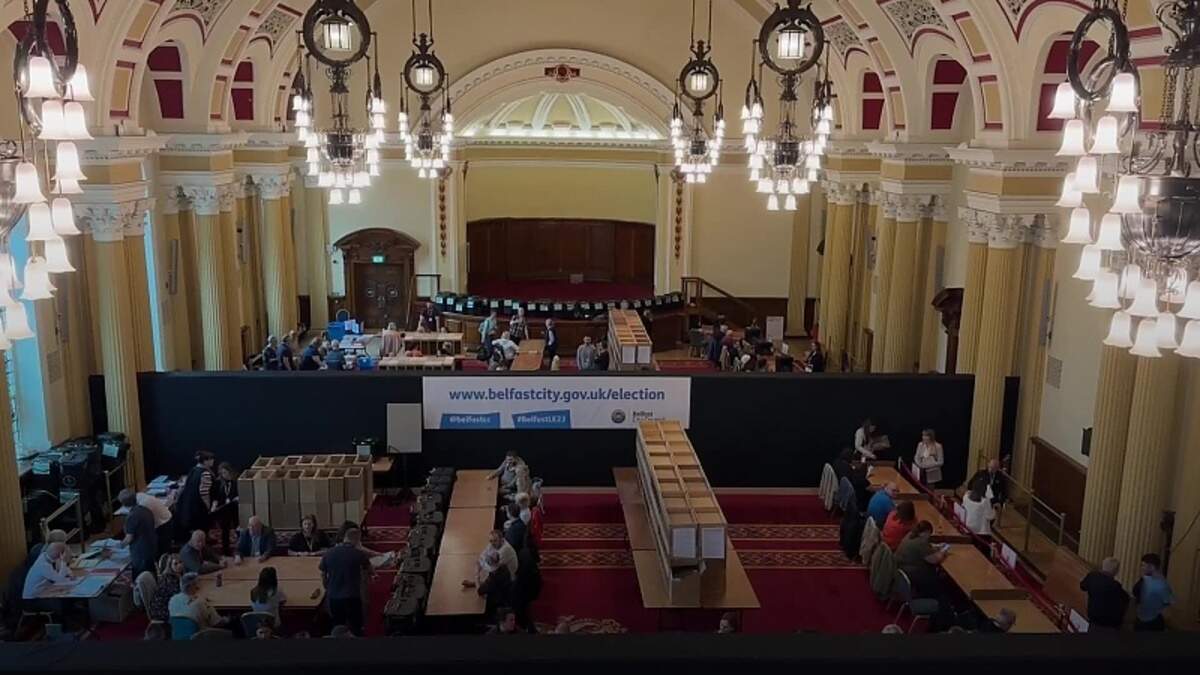 Counting begins in the Northern Ireland local government elections ...