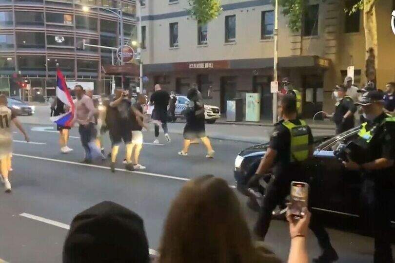Australian police pepper spray Novak Djokovic's supporters as tennis ...