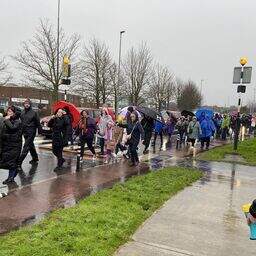 Huge crowd braved Storm Isha to protest against Limerick University ...