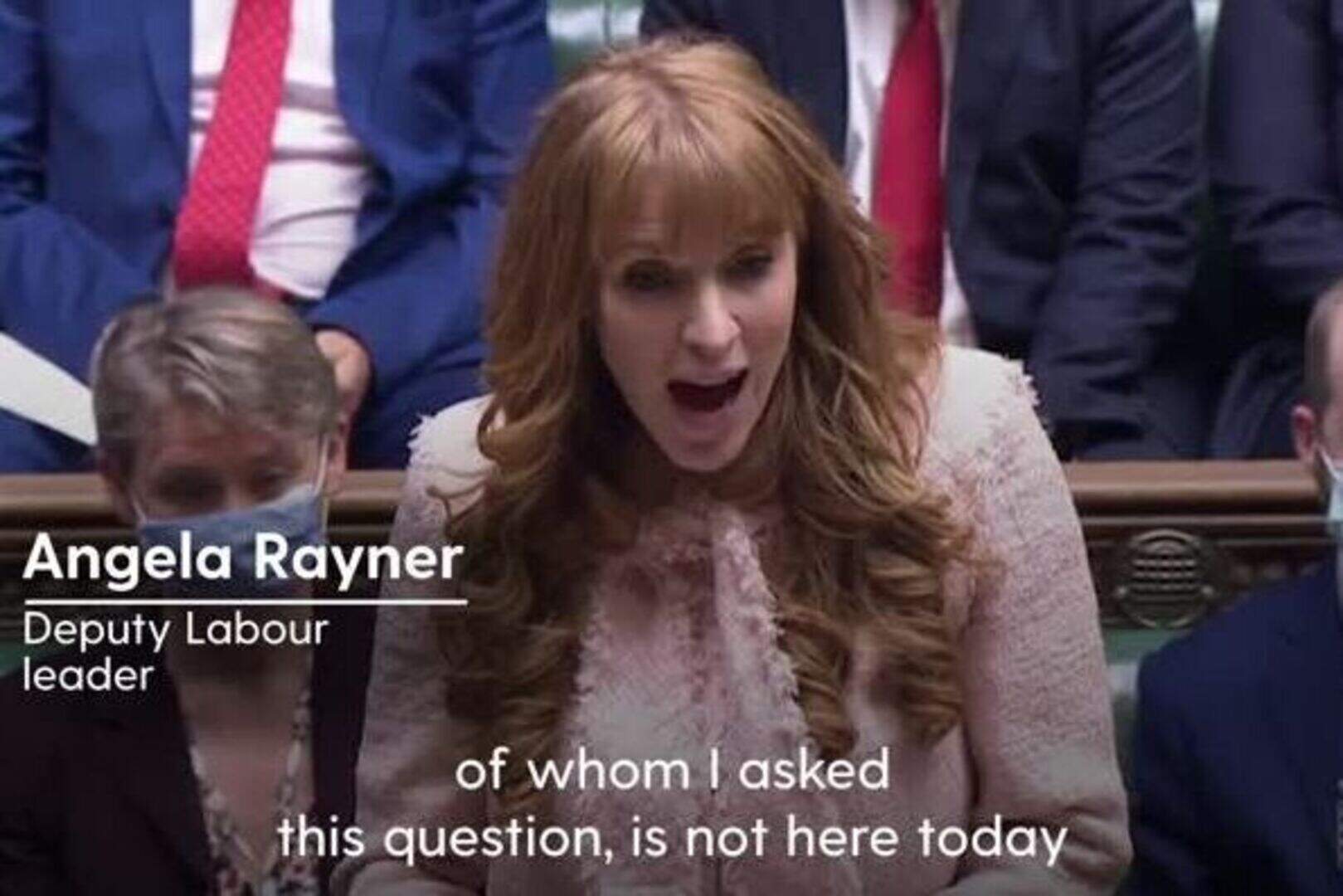 Angela Rayner says Boris Johnson's 'absence speaks volumes' at Commons ...