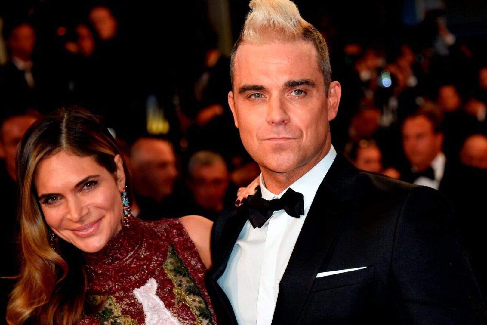 Robbie Williams and Ayda Field put on united front at Cannes amid ...
