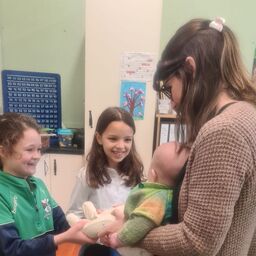 Kerry pupils regularly visited by a mother and her young baby who is ...