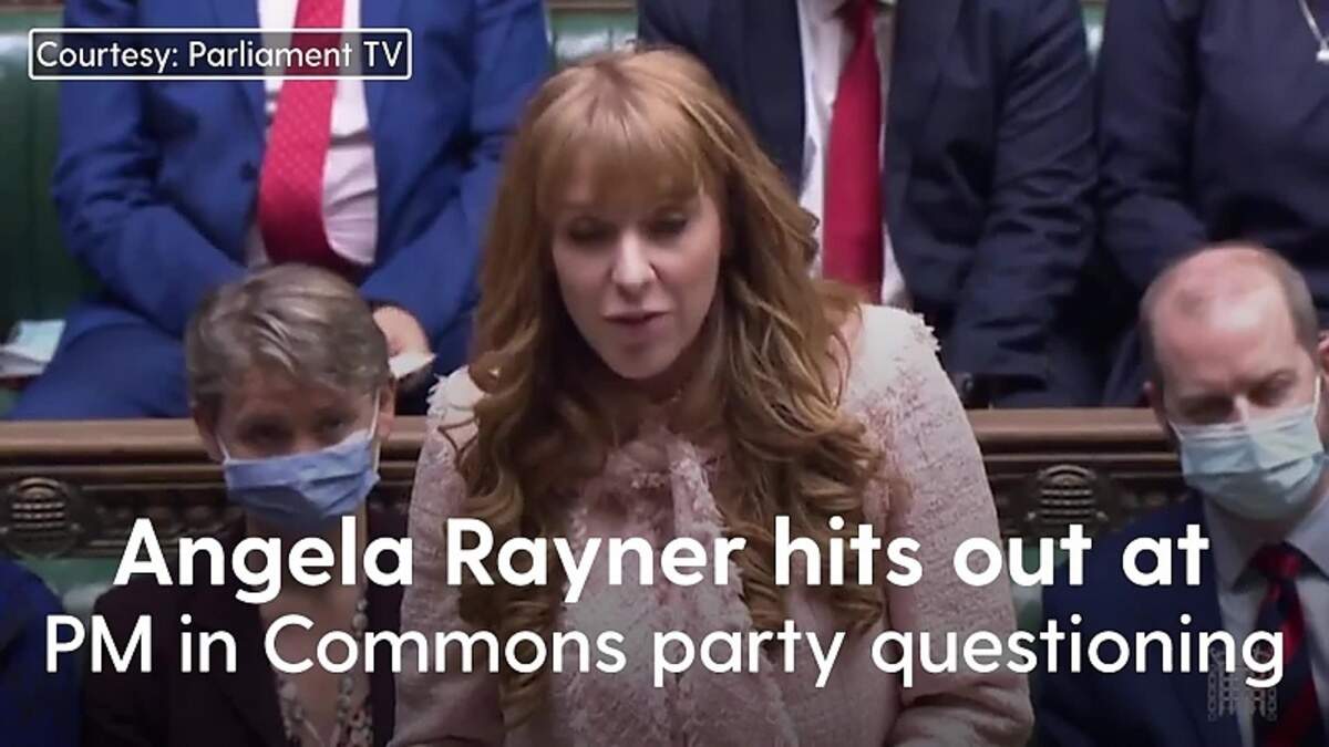 Angela Rayner says Boris Johnson's 'absence speaks volumes' at Commons ...