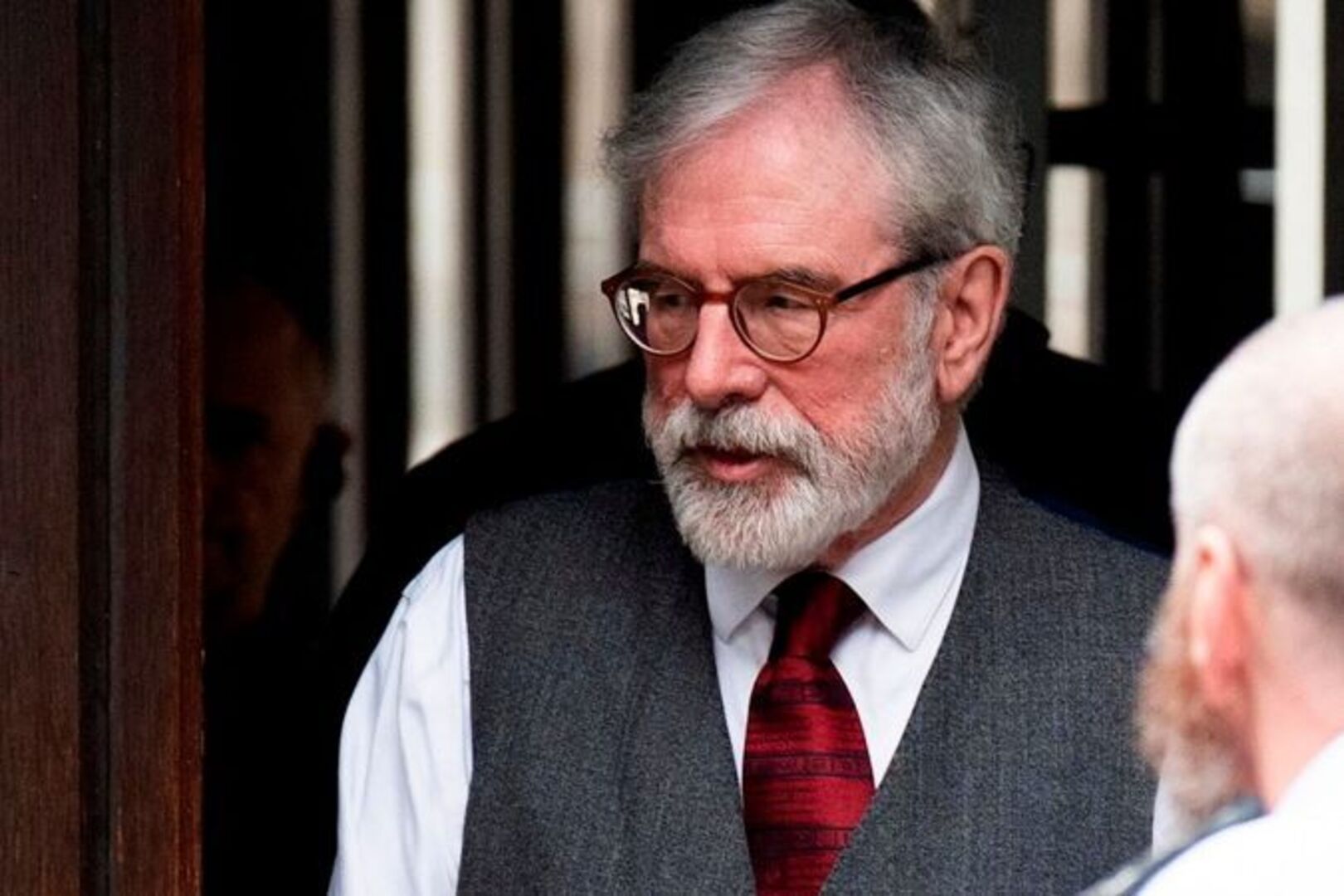 Gerry Adams leaves UK High Court after first day of civil case | Irish ...