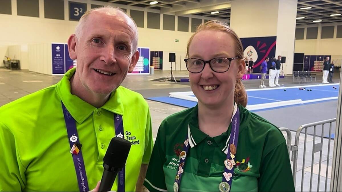 Sammy Joe Sweeney and Paul Sweeney celebrate her performance in Berlin ...