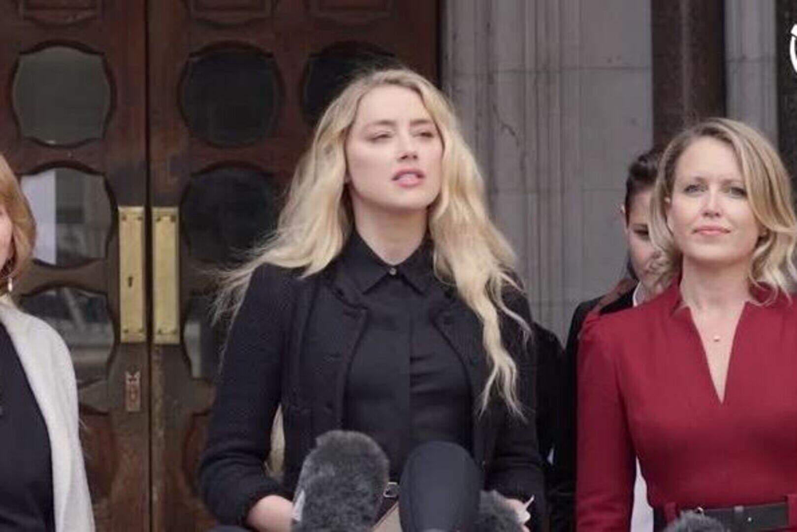 Amber Heard gives statement on last day of 'painful' Johnny Depp libel ...