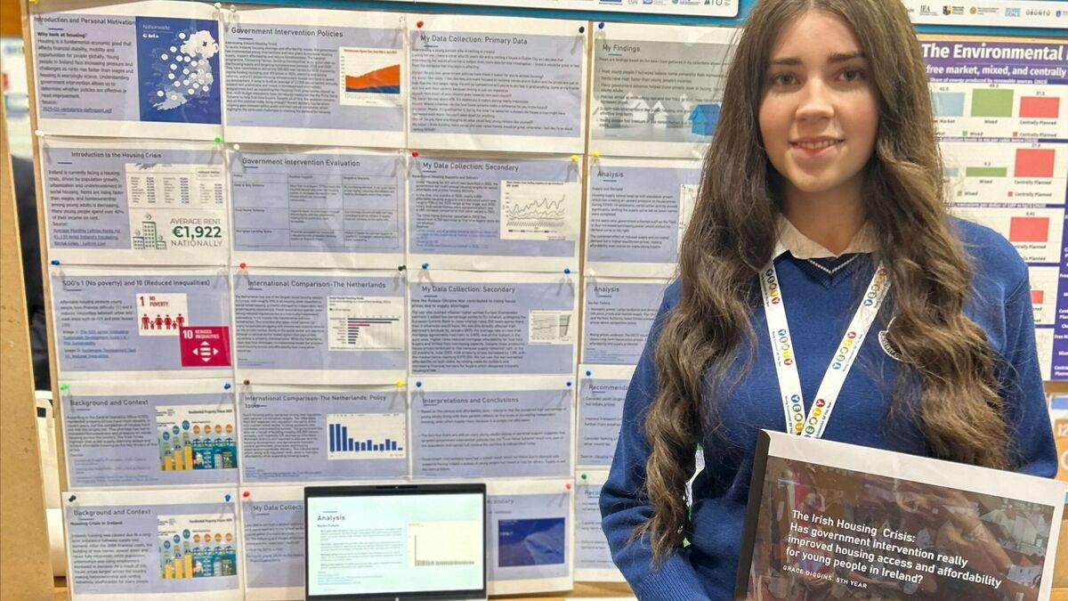 Kerry student gets gold medal project at Young Economist of the Year ...