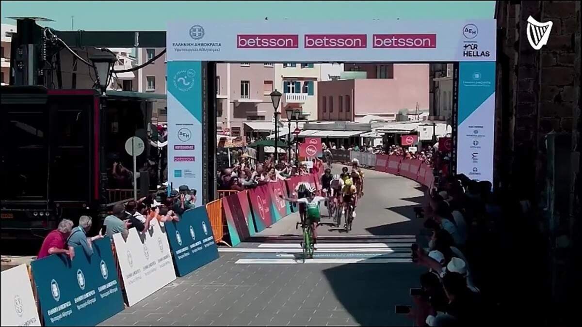 Eduard Prades falls off bike at end of Tour of Hellas | Irish Independent