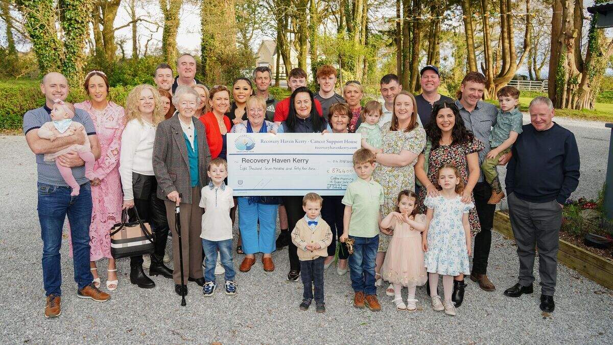 Cheque for over €8k presented to Recovery Haven by family of mom who ...