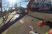 Dramatic footage shows man being pulled from aircraft seconds before it ...