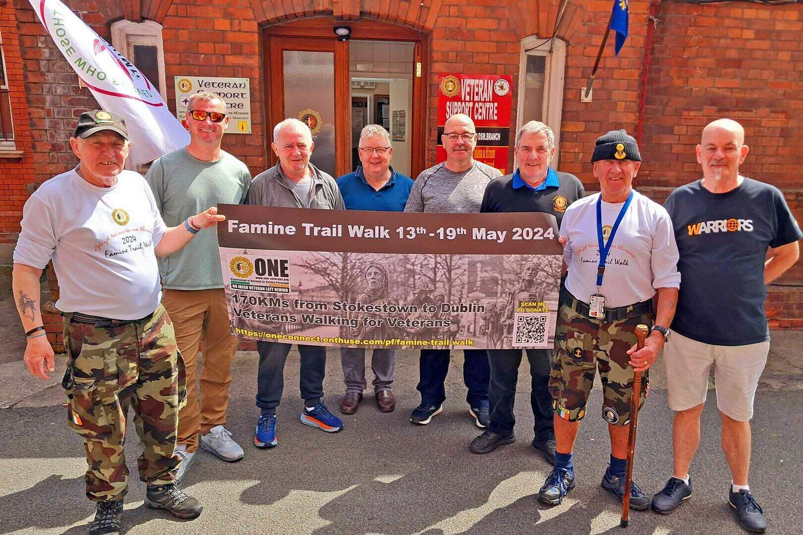 Defence Force veterans embark on 170km famine trail across seven days ...