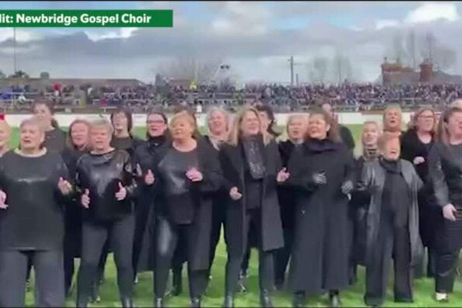 Newbridge Gospel Choir's powerful performance before closing of St ...
