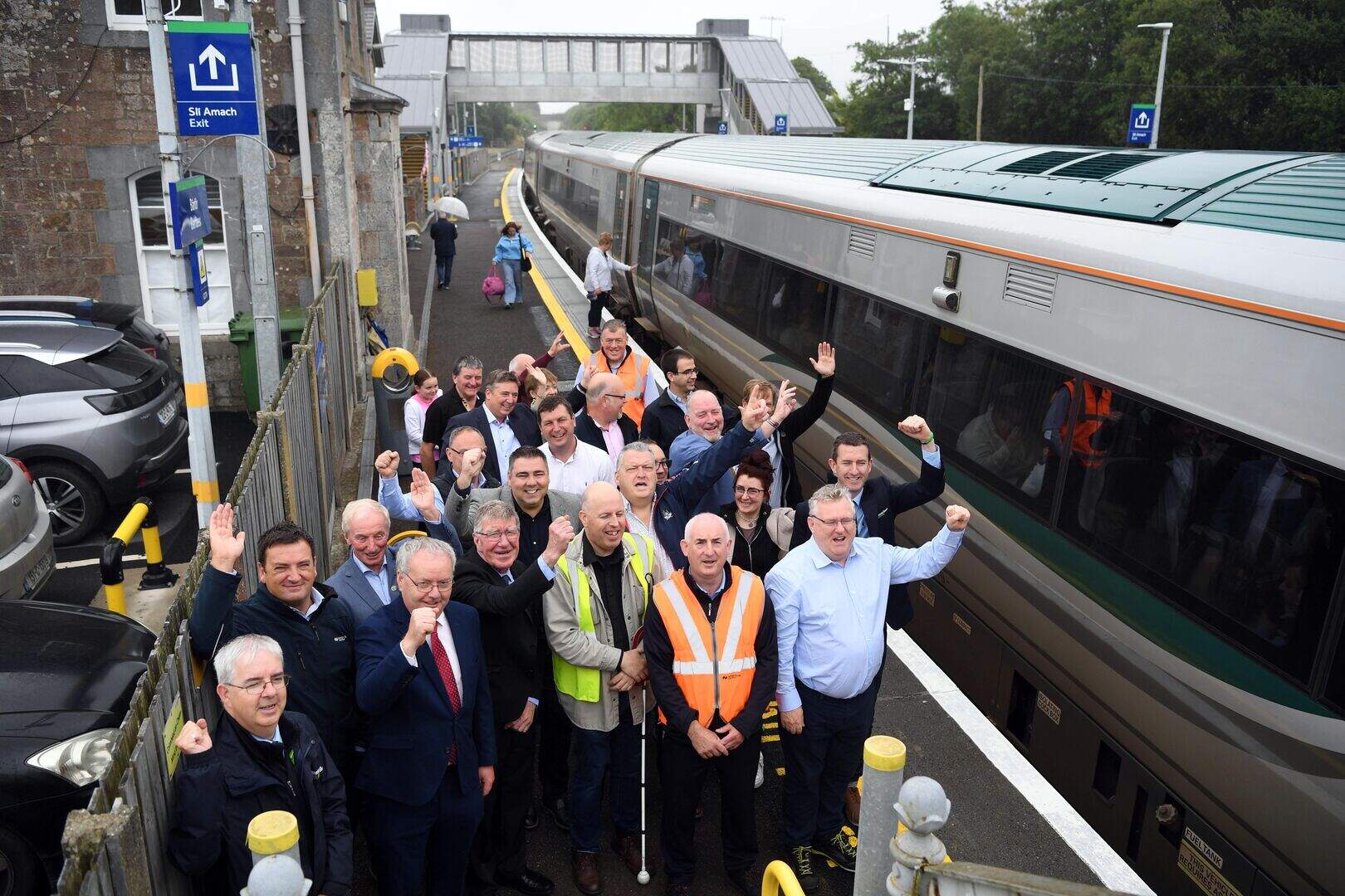 Special event held at Cork train station to mark opening of bridge and ...