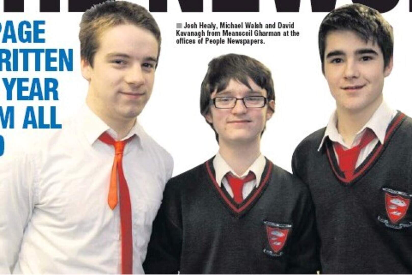 A SPECIAL 40-PAGE NEWSPAPER WRITTEN BY TRANSITION YEAR STUDENTS FROM ...