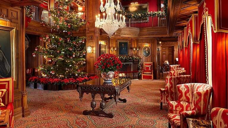 Christmas at Ashford Castle - a 20-foot tree, fairytale lights and just ...