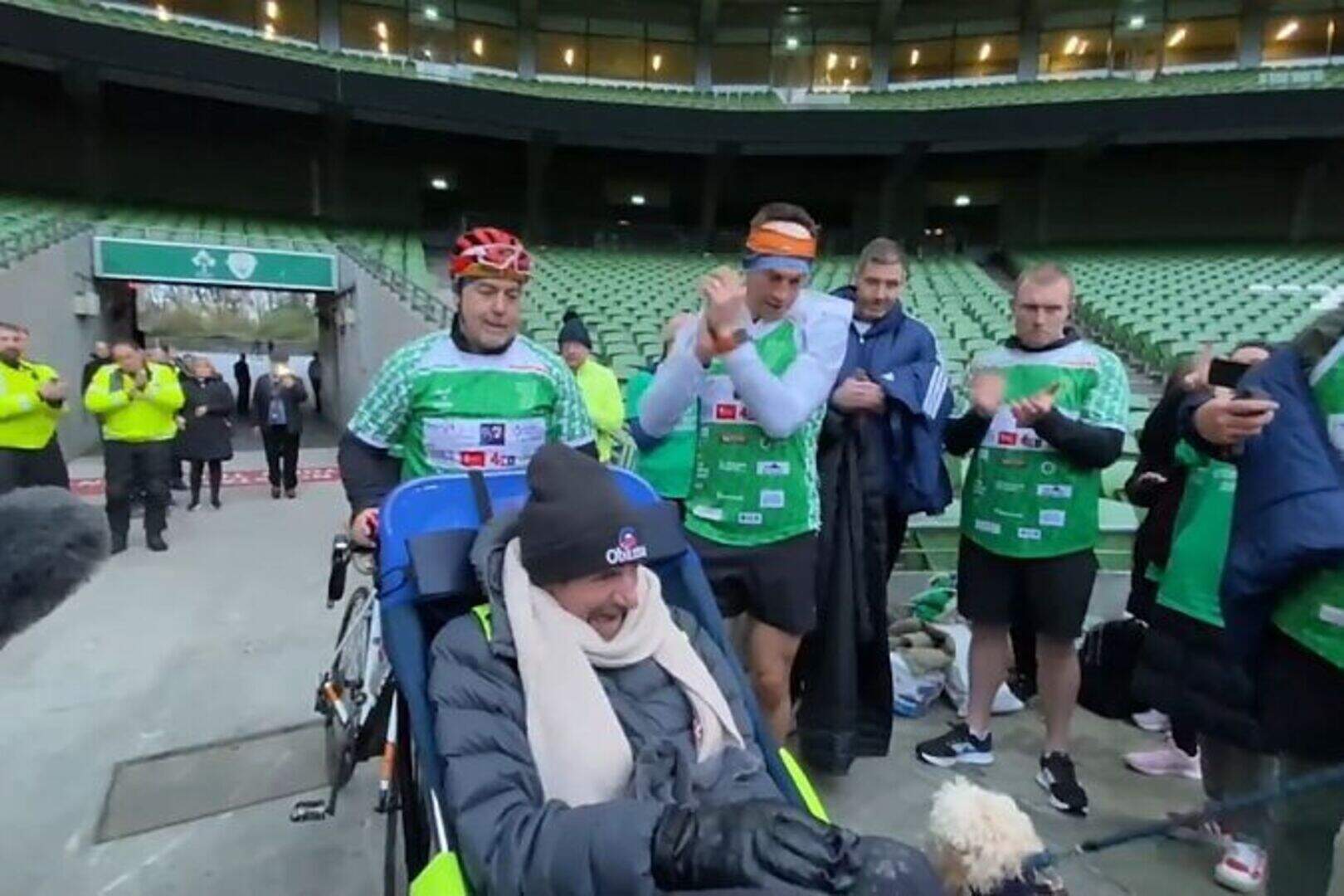 Former Rugby coach Kevin Sinfield will complete the Dublin leg of his ...