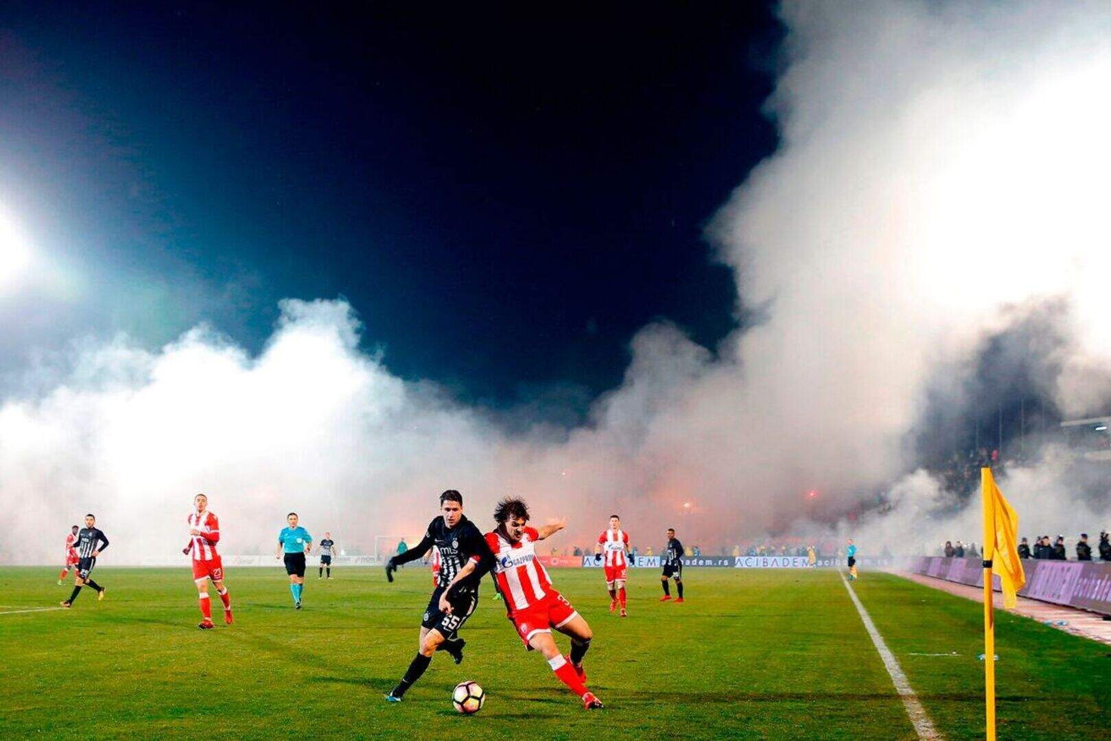 Pics: Fans badly beaten and stripped in bloody violence during chaotic ...