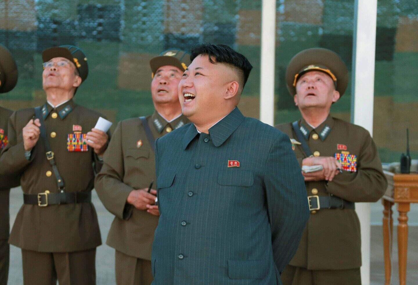 North Korean leader Kim Jong Un seen for first time in 40 days - with ...