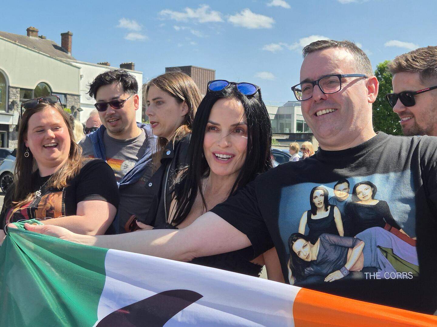 The Corrs certainly not forgotten in their hometown on a special day ...