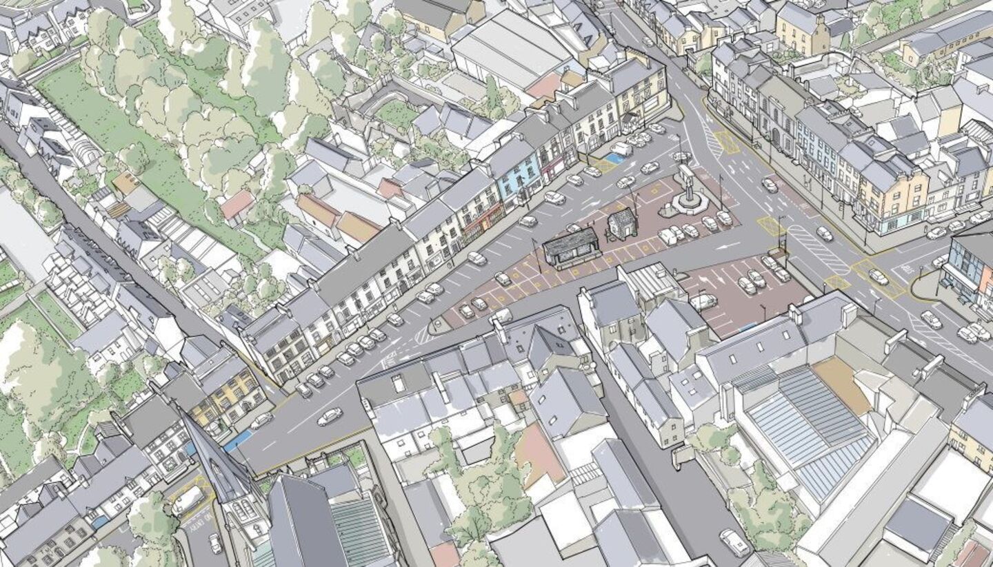 Major Gort town centre overhaul approved despite parking and traffic ...
