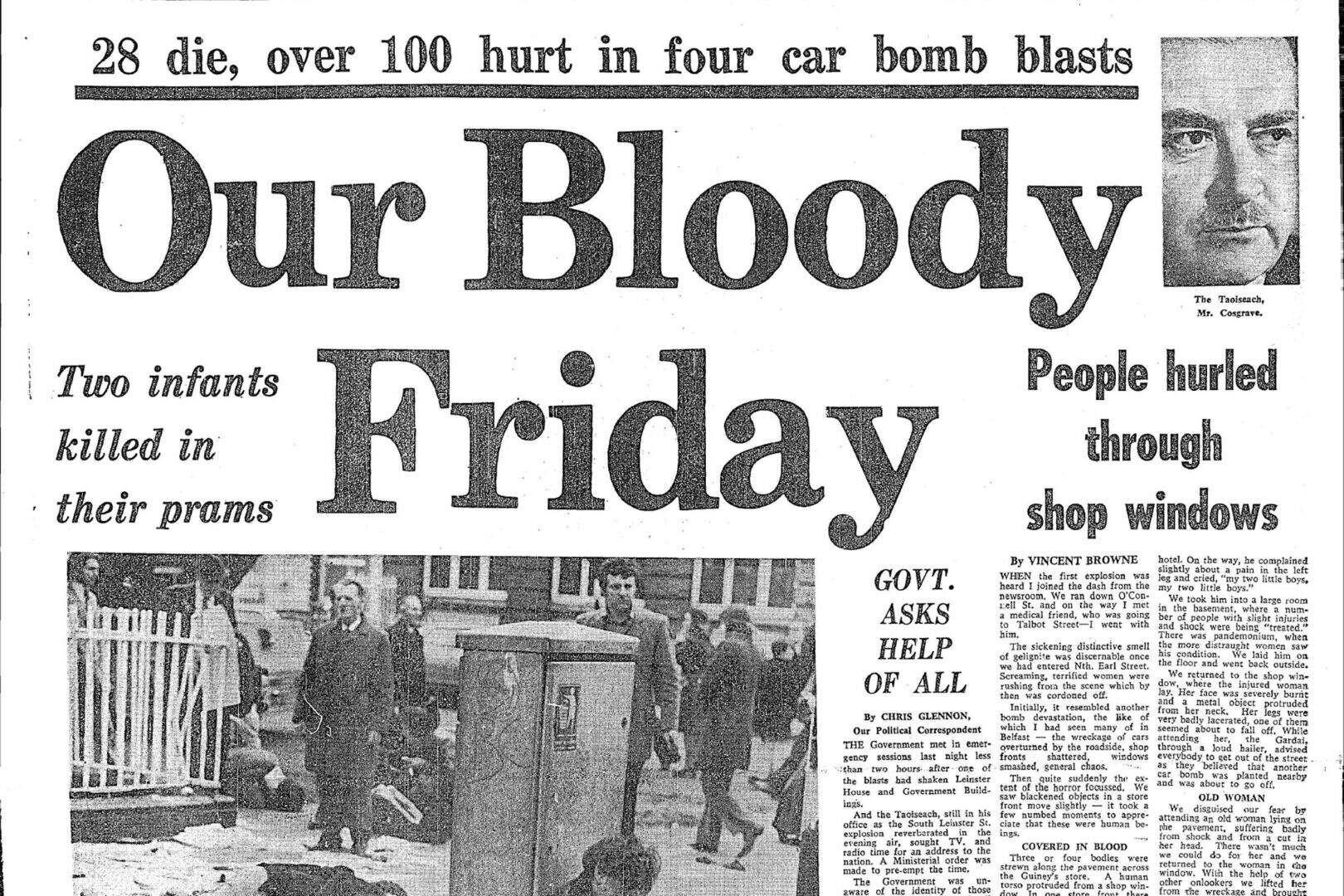 ‘Bodies were strewn on the pavement’ – Carnage in Dublin and Monaghan ...
