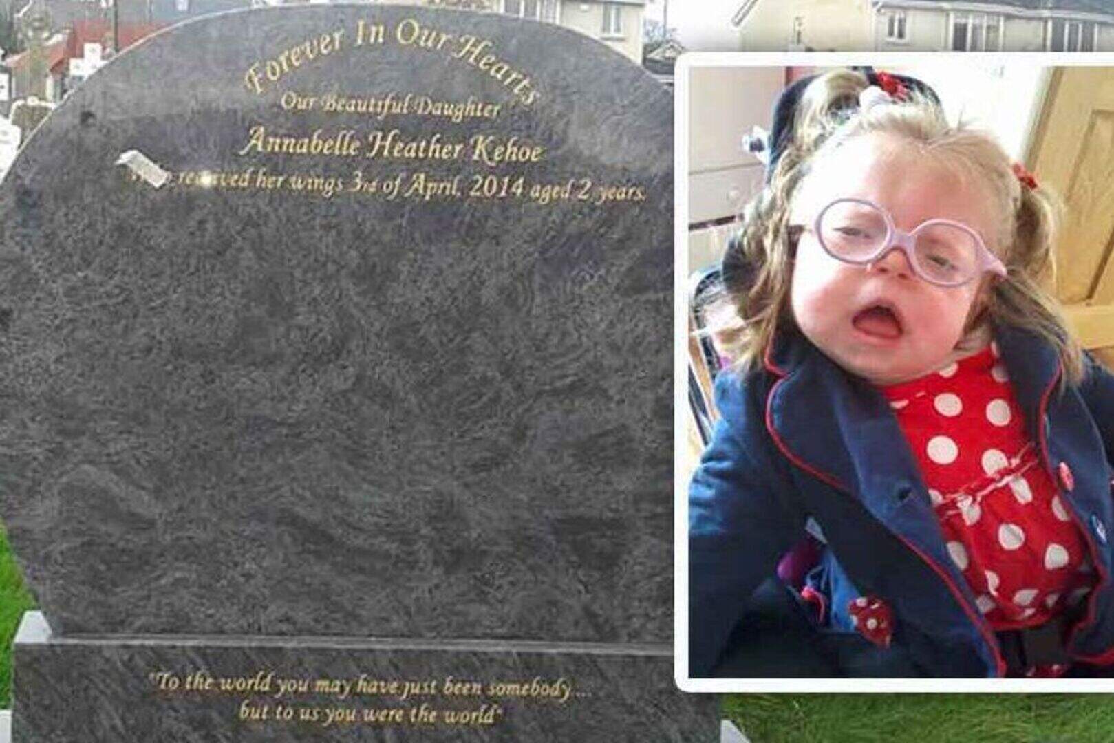 'Evil' thieves who stole from grave of brave Annabelle (2) return ...